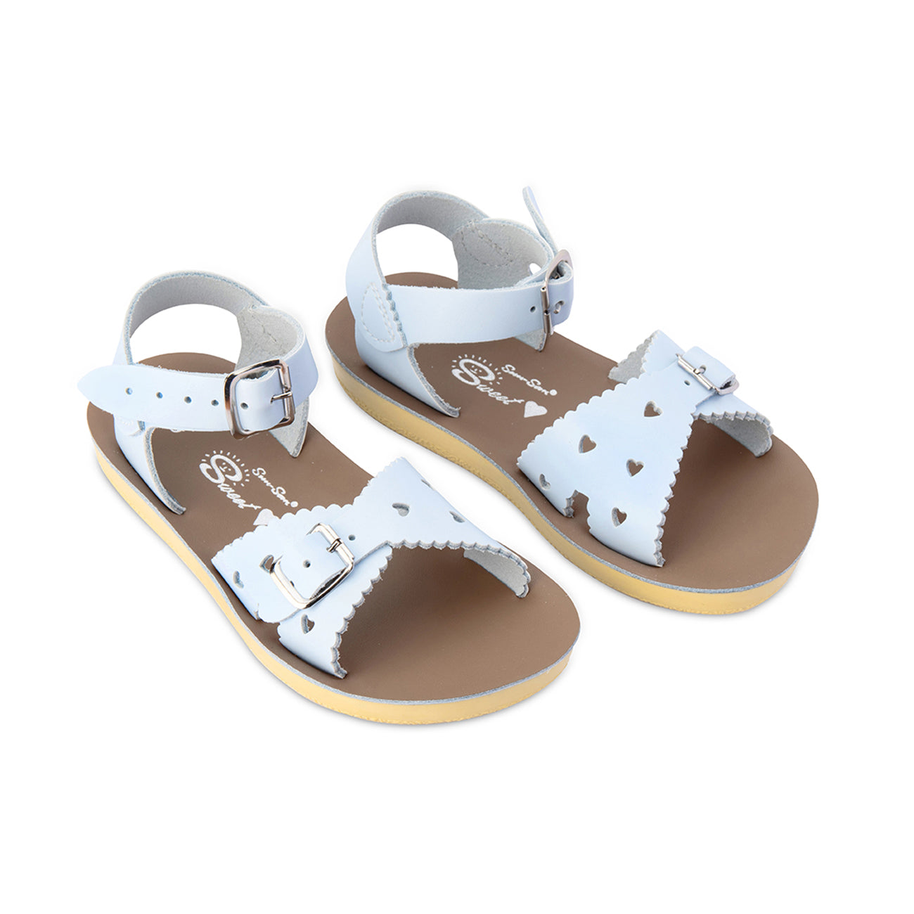 Sweetheart (Kids) - Light Blue – Salt Water Sandals