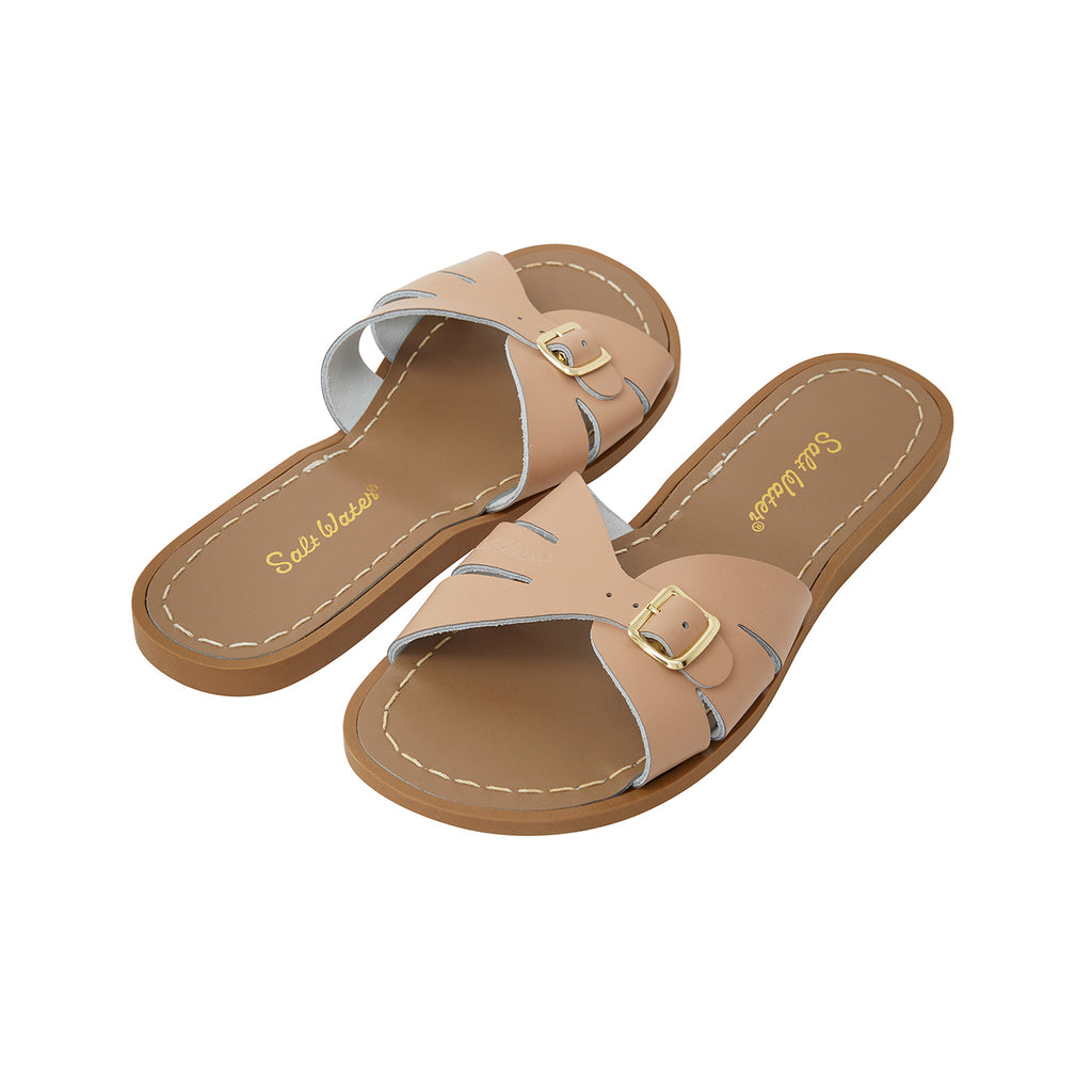 Salt-Water Slide (Ladies) - Latte – Salt Water Sandals