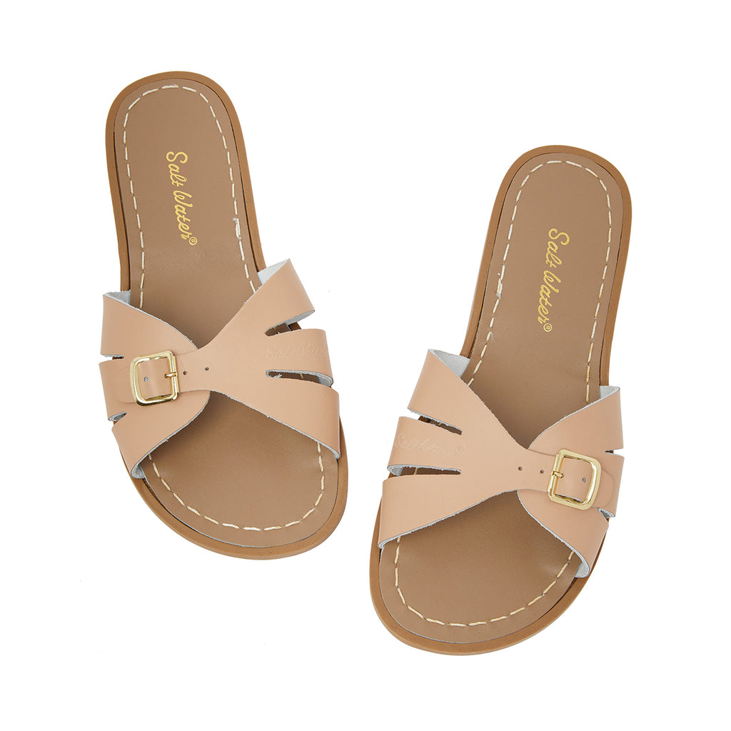 Salt-Water Slide (Ladies) - Latte – Salt Water Sandals